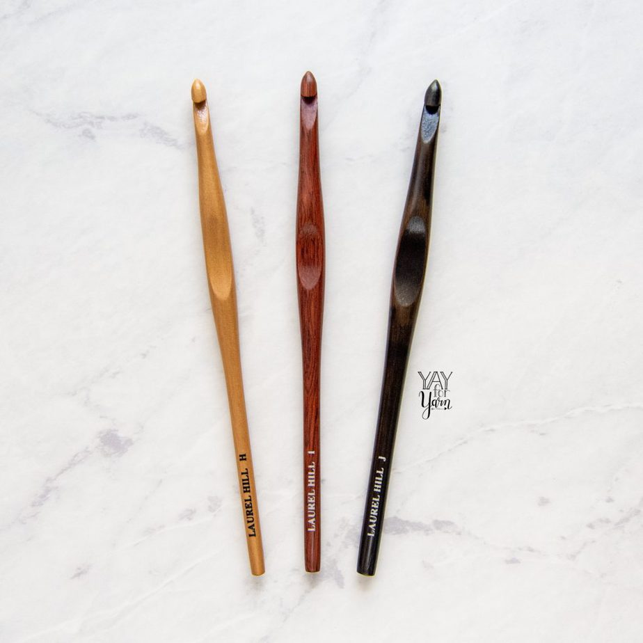 Laurel Hill Ergonomic Wooden Crochet Hook Review - Yay For Yarn