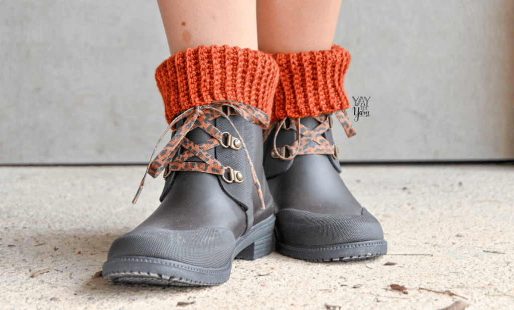 Easy Boot Cuffs - Yay For Yarn