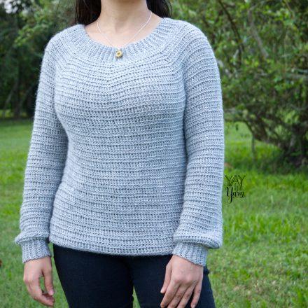 Round Yoke Sweater - Yay For Yarn