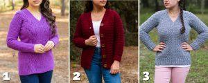 Round Yoke Sweater - FREE Crochet Pullover Pattern by Yay For Yarn ...