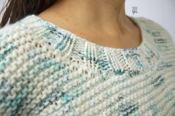 Basic Knit Pullover - Free Sweater Knitting Pattern - Yay For Yarn