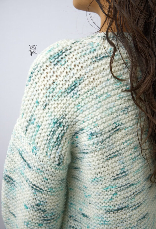 Basic Knit Pullover - Free Sweater Knitting Pattern - Yay For Yarn