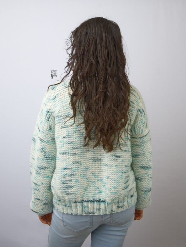 Basic Knit Pullover - Free Sweater Knitting Pattern - Yay For Yarn